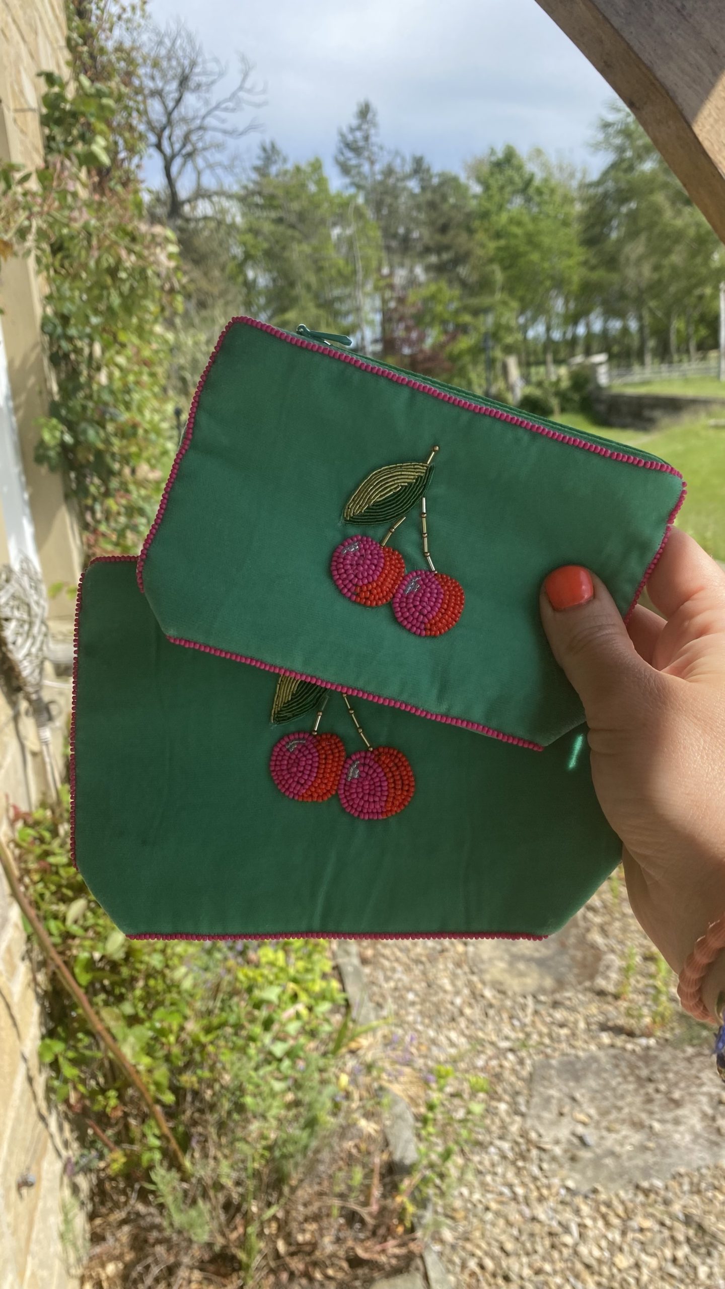 Cherry coin purse – Pop and Flo